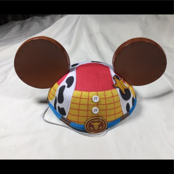 Disney | Accessories | Disney Toy Story Woody Sheriff Mickey Mouse Ears ...